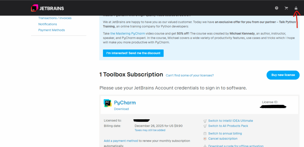 6 Months Free JetBrains License Activation Guide – Studyeasy